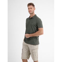 Lerros Herren Poloshirt "COOL & DRY"chilled olive, Gr. S, unifarben, Single Jersey, Obermaterial: 60% Baumwolle, 40% Polyester, Shirts, mit