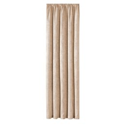 Weckbrodt-Gardinen Vorhang WECKBRODT, B:145cm H:175cm, silber, Polyester, Wohnzimmer, Gardinen, "Jona", Jacquard, edler Glanz, blickdicht, Gardine, Store