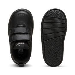 Puma M&auml;dchen Sneaker "COURTFLEX V3 V INF", Gr. 26, schwarz, Synthetik, unifarben, Schuhe, f&uuml;r sportliche Aktivit&auml;ten, mit Textil-Innenmaterial,