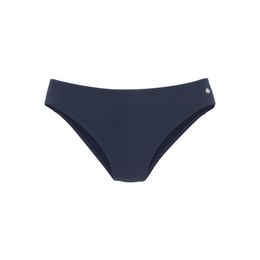 s.Oliver Damen Bikini-Hose "Spain", blau, Gr. 40, unifarben, Microfaser, Microfaser, Badehosen, in modischen Unifarben