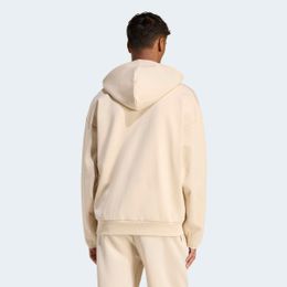 Herren Kapuzensweatshirt "FUTURE ICONS SMALL LOGO", beige, Gr. L, adidas Sportswear, Obermaterial: 68% Baumwolle, 32% Polyester, Sweatshirts