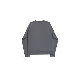 Herren Sweater "Foam ML Sweatshirt"grauschwarz, Gr. S, Alpha Industries, Obermaterial: 80% Baumwolle, 20% Polyester, Sweatshirts