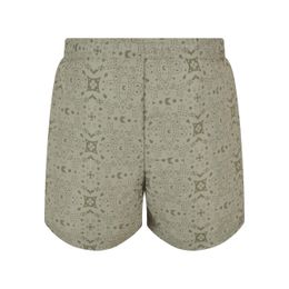 Karl Kani Herren Badeshorts "Karl Kani Herren KM241-056-2 Signautre Paisley Swim Shorts", beige, Gr. L, 100% Polyester, Badehosen