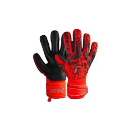 Reusch Damen Torwarthandschuhe "Attrakt Freegel Silver", rot, Gr. 11, mehrfarbig, 56% Elastodien, 34% Polyester, 5% Lederimitat, Handschuhe, mit