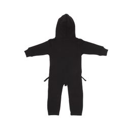 MONIZ Jungen Jumpsuit, Gr. 80, schwarz, 80% Baumwolle, 20% Polyester, Overalls, aus kuschelig weichem Material