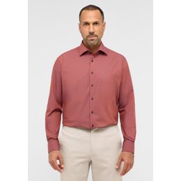 Eterna Herren Langarmhemd "MODERN FIT", lila, Gr. 43, Twill, 46% Baumwolle, 8% Elasthan, 46% Polyester, Hemden, NON IRON (b&uuml;gelfrei)