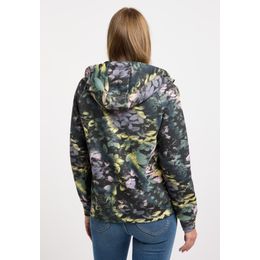 Ragwear Damen Sweatshirt "FLLAWIA PRINT"schwarz combo, Gr. M, bedruckt, Sweatware, Obermaterial: 70% Baumwolle, 30% Polyester, Sweatshirts, aus
