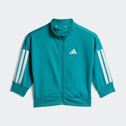 M&auml;dchen Trainingsanzug "ESSENTIALS CLIMACOOL KIDS", wei&szlig;, Gr. 62, adidas Sportswear, Obermaterial: 100% Polyester, Sportanz&uuml;ge