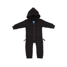 MONIZ Jungen Jumpsuit, Gr. 80, schwarz, 80% Baumwolle, 20% Polyester, Overalls, aus kuschelig weichem Material