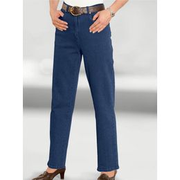 CLASSIC Damen Bequeme Jeans, blau, Gr. 50, unifarben, 78% Baumwolle, 20% Polyester, 2% Elasthan, Jeans