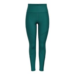 Only Play Damen Trainingstights "ONPJANA HW TRAIN TIGHTS - NOOS"mediterranea, Gr. M, unifarben, Jersey, Obermaterial: 75% Nylon, 25% Elasthan, Hosen,