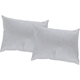 Dekokissen WIRTH, B:40cm L:60cm, grau, Obermaterial: 90% Polyester, 10% Baumwolle, Dekokissen_Sitzkissen_Kissenh&uuml;llen, "Torbole"