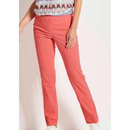 GOLDNER Damen Schlupfhose "Kurzgr&ouml;&szlig;e Schlupfhose CARLA in Super-Stretch", rot, Gr. 24, Obermaterial: 72% Viskose CV. 25% Polyamid PA. 3% Elasthan