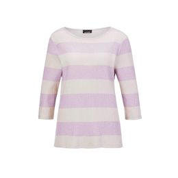 GOLDNER Damen Langarmshirt "Shirt", lila, Gr. 44, Obermaterial: 82% Viskose CV. 15% Polyester PES. 3% Elasthan EL., Shirts, Mit modischen