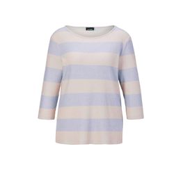 GOLDNER Damen Langarmshirt "Shirt", lila, Gr. 40, Obermaterial: 82% Viskose CV. 15% Polyester PES. 3% Elasthan EL., Shirts, Mit modischen