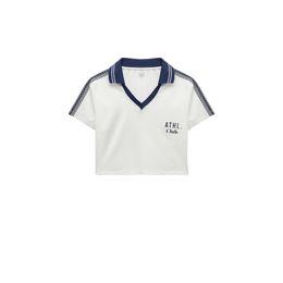 KOTON Poloshirt Damen Gr&ouml;&szlig;e XS ecru / marine