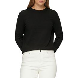 s.Oliver Damen Strickpullover, schwarz, Gr. 36, unifarben, Obermaterial: 72% Viskose, 28% Polyester, Pullover, mit Stehkragen