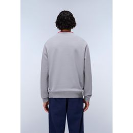 Napapijri Herren Sweatshirt "BALIS CREW SUM 2", grau, Gr. L, Sweatware, Obermaterial: 100% Baumwolle, Sweatshirts, sportlicher Stil, mit