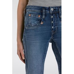 Herrlicher Damen 7/8-Jeans "Shyra Cropped Denim Comfort", blau, Gr. 28, Denim/Jeans, Obermaterial: 98% Baumwolle, 2% Elasthan, Jeans, mit halb
