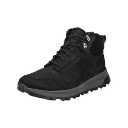 Clarks Herren Schn&uuml;rstiefelette "Clarks Stiefelette Nubukleder", Gr. 45schwarz, Nubukleder, Schuhe