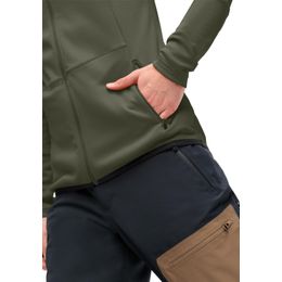 Maier Sports Herren Fleecejacke "Sinaia M"moosgr&uuml;n, Gr. 52, 100% Polyester, Jacken, Herren Midlayer, atmungsaktiv und schnelltrocknend, Slim Fit