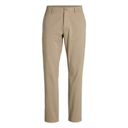 H.I.S. H.I.S Herren Chinohose "regular-fit", beige, Gr. 32, unifarben, Web, Obermaterial: 98% Baumwolle, 2% Elasthan, Hosen, lange Hose, aus elastischer
