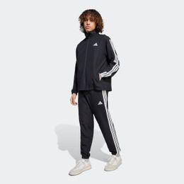 Herren Trainingsanzug "3-STREIFEN WOVEN", schwarz, Gr. M, adidas Sportswear, Obermaterial: 100% Polyester, Sportanz&uuml;ge, zweiteiliges Set, aus