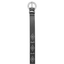 Urban Classics Damen Synthetikg&uuml;rtel "Urban Classics Ladies Rivet Belt", schwarz, Gr. L, 100% Polyurethan, G&uuml;rtel