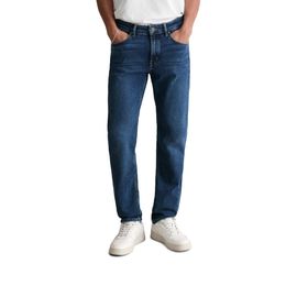 Marc O'Polo Herren Slim-fit-Jeans "aus hochwertigem Bio-Baumwolle-Mix", blau, Gr. 31, MARC O'POLO DENIM, unifarben, Obermaterial: 99% Baumwolle, 1% Elasthan.