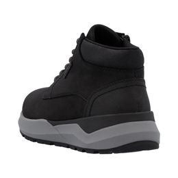 Rieker Herren Sneakerboots, Gr. 46schwarz, Nubukleder, Schuhe, Schn&uuml;rboots, High Top Sneaker, Stiefelette mit RiekerTEX-Membran
