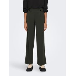 Jacqueline de Yong JDY Damen Jerseyhose "JDYGEGGO NEW LONG PANT JRS NOOS", gr&uuml;n, Gr. M, unifarben, Jersey, Obermaterial: 95% Polyester, 5% Elasthan, Hosen, Materialmix