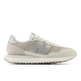New Balance Damen Sneaker "237", Gr. 39, beige, Leder, Synthetik, Textil, Schuhe, f&uuml;r Erwachsene geeignet, mit Gummilaufsohle