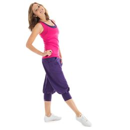 WINSHAPE Damen Sporttop "WVR25", pink, Gr. XS, 90% Baumwolle, 10% Elasthan, Tops, Cross Back Style