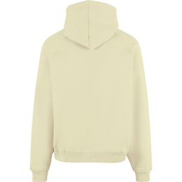 PEQUS Damen Kapuzensweatshirt "PEQUS PEQUS Chest Logo Hoodie", beige, Gr. S, bedruckt, 100% Baumwolle, Sweatshirts