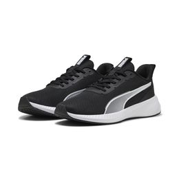 Puma Damen Laufschuh "FLYER LITE 3", Gr. 44, schwarz-wei&szlig;, Textil, Schuhe, mit Schn&uuml;rung, mit IMEVA-D&auml;mpfungstechnologie, Textil-Obermaterial