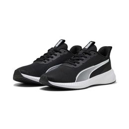Puma Damen Laufschuh "FLYER LITE 3", Gr. 47, schwarz-wei&szlig;, Textil, Schuhe, mit Schn&uuml;rung, mit IMEVA-D&auml;mpfungstechnologie, Textil-Obermaterial