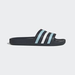 Damen Badesandale "AQUA ADILETTE", adidas Sportswear, Gr. 39night navy, icey blau, ftwr wei&szlig;, Synthetik, Schuhe