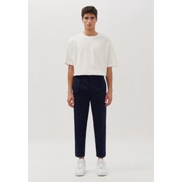Herren Chinohose "Studio", blau, Gr. 52, STUDIO SEIDENSTICKER, unifarben, 97% Baumwolle, 3% Elasthan, Hosen