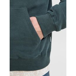Jack & Jones JACK & JONES Herren Kapuzensweatshirt "JORBLEECKER BRANDING SWEAT HOOD BF"forest river detail:org, Gr. L, unifarben, angeraute Sweatware,