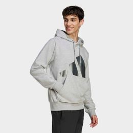 Herren Kapuzensweatshirt "HOLIDAY 3S HOODIE"medium grau heather, Gr. S, adidas Sportswear, Obermaterial: 70% Baumwolle, 30% Polyester, Sweatshirts,