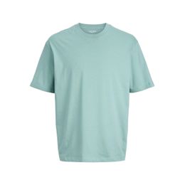 Jack & Jones JACK & JONES Herren Oversize-Shirt "JJEBRADLEY Oversize T-Shirt mit klassischem Rundhalsausschnitt", gr&uuml;n, Gr. XXL, unifarben, Jersey, Obermaterial: