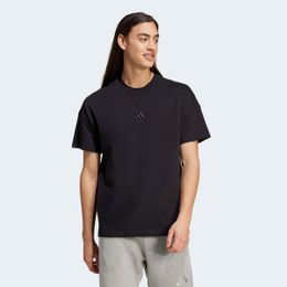 Herren T-Shirt "M A SZN T", schwarz, Gr. L, adidas Sportswear, Obermaterial: 100% Baumwolle, Shirts, mit sportlichem Stil, Kurzarmdesign, ohne