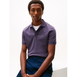 Tommy Hilfiger Herren Poloshirt "LIQUID COTTON REGULAR SEASONAL", lila, Gr. XXL, Jersey, Obermaterial: 100% Baumwolle, Shirts, mit Logostickerei