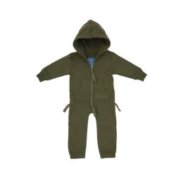 MONIZ Jungen Jumpsuit, Gr. 92, gr&uuml;n, 80% Baumwolle, 20% Polyester, Overalls, aus kuschelig weichem Material