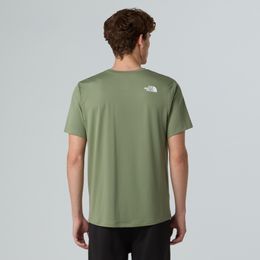 The North Face Herren Funktionsshirt "M 24/7 S/S TEE REG"bark mist, Gr. S, Jersey, Obermaterial: 100% Polyester, Shirts, atmungsaktives Material,