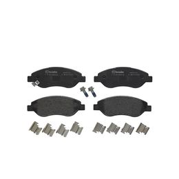 Brembo Bremsbelagsatz, Scheibenbremse P 59 053 vorne rechts links mit Zubeh&ouml;r f&uuml;r GENERAL MOTORS OPEL 93169176 1605228 1605355