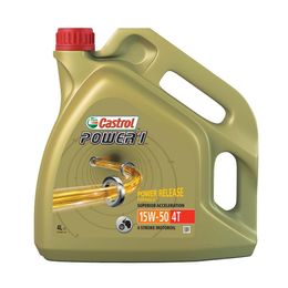 Castrol POWER1 4T 15W-50 (4L) 15044F Motor&ouml;l f&uuml;r BMW MOTORCYCLES HONDA HARLEY-DAVIDSON MC TRIUMPH KAWASAKI SUZUKI KTM YAMAHA KYMCO APRILIA BUELL MZ CA