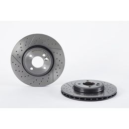 Brembo Bremsscheibe COATED DISC LINE 09.A047.11 vorne rechts links Geschlitzt/Gelocht 294mm f&uuml;r MINI 34116777825