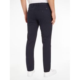 Tommy Hilfiger Herren Chinohose "Chino Bleecker 1985 PIMA CO", blau, Gr. 29, Twill, Obermaterial: 96% Baumwolle, 4% Elasthan, Hosen