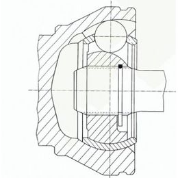 L&Ouml;BRO L&Ouml;BRO Gelenksatz, Antriebswelle 302169 vorne rechts links mit Fett f&uuml;r OPEL 374176 90334948